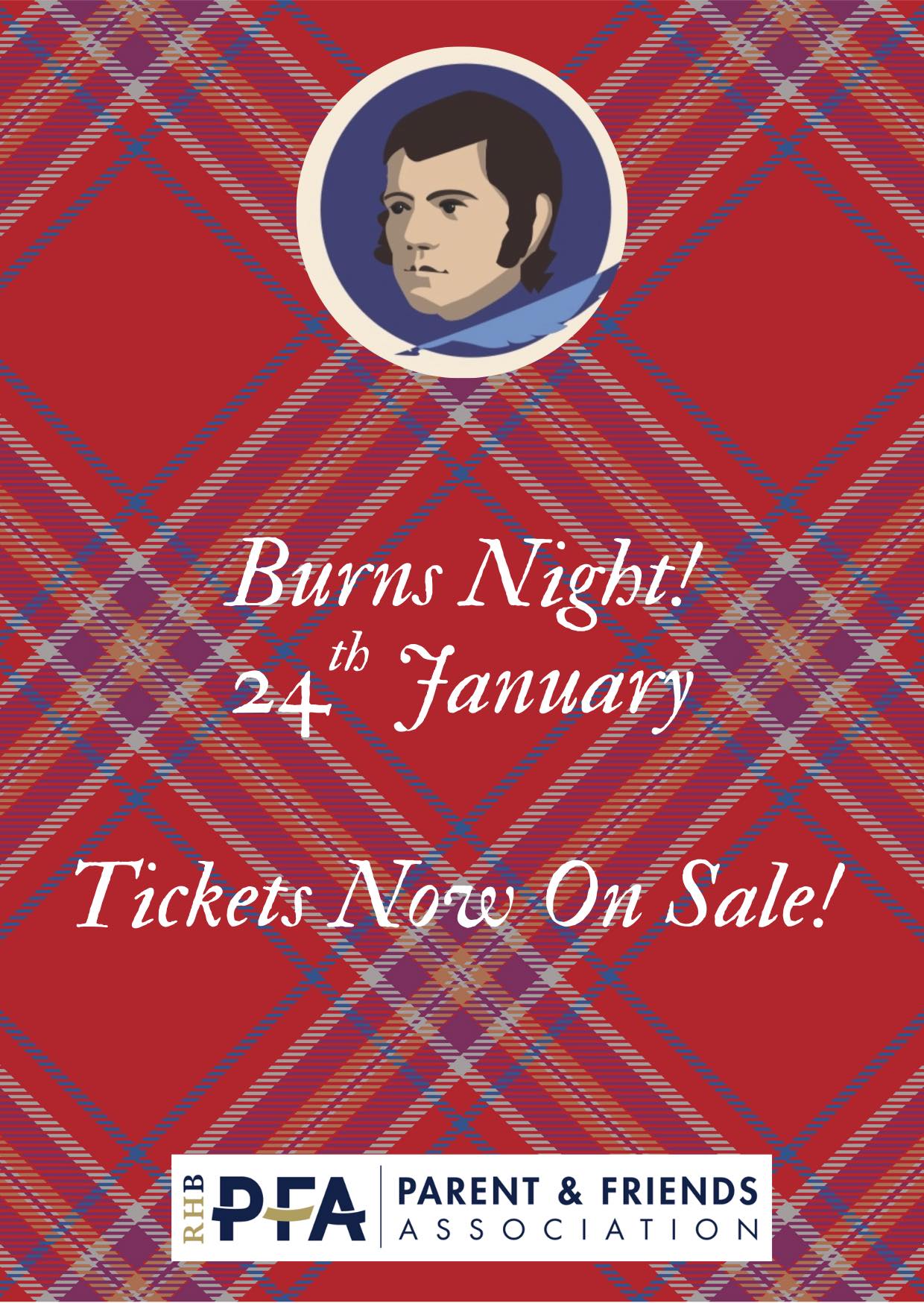 Burns Night Saturday 24th January – Reddam House PFA
